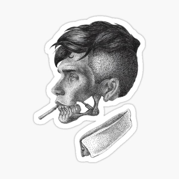 "Cillian Murphy ART " Sticker for Sale by Kylilacimq | Redbubble