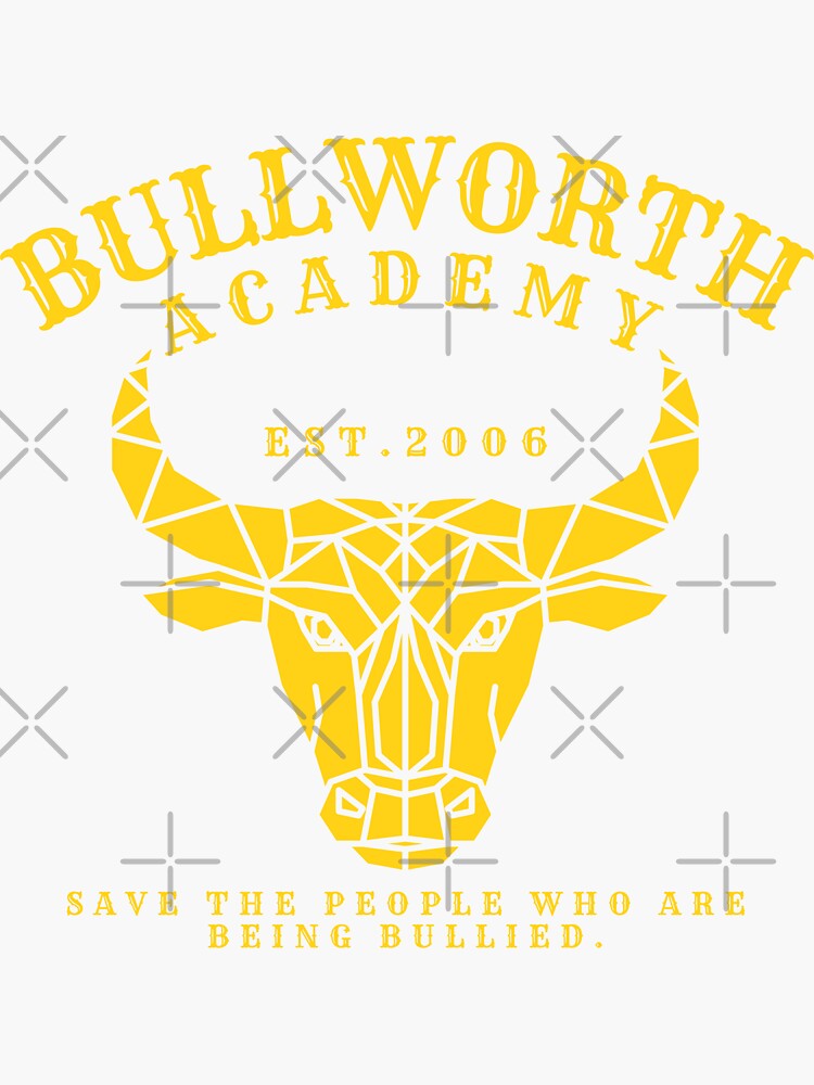 "Bullworth | " Sticker by shantiyazosia | Redbubble