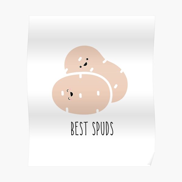 "cute potatoes" Poster for Sale by yakultbaby | Redbubble