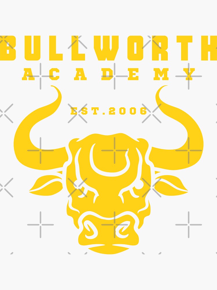 "Bullworth | " Sticker by shantiyazosia | Redbubble