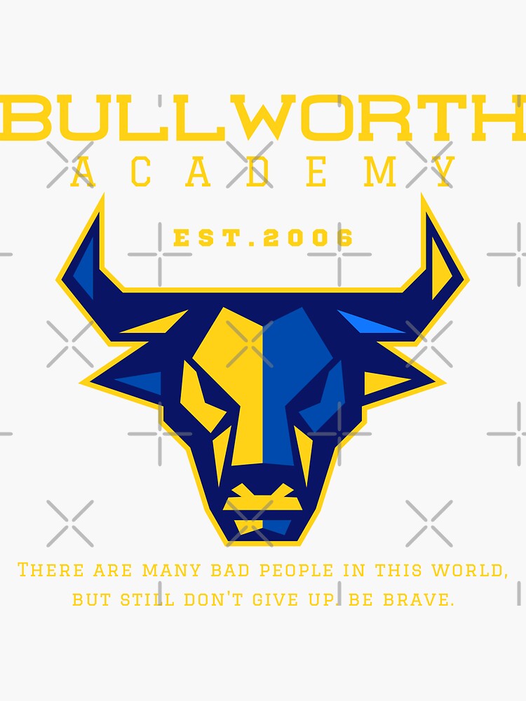 "Bullworth | " Sticker by shantiyazosia | Redbubble