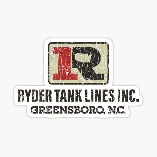 "Ryder Tank Lines 1954" Sticker by AstroZombie6669 | Redbubble
