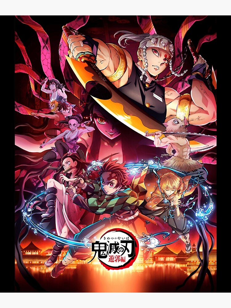 "Demon Slayer Entertainment District Arc Classic ." Poster for Sale by ...