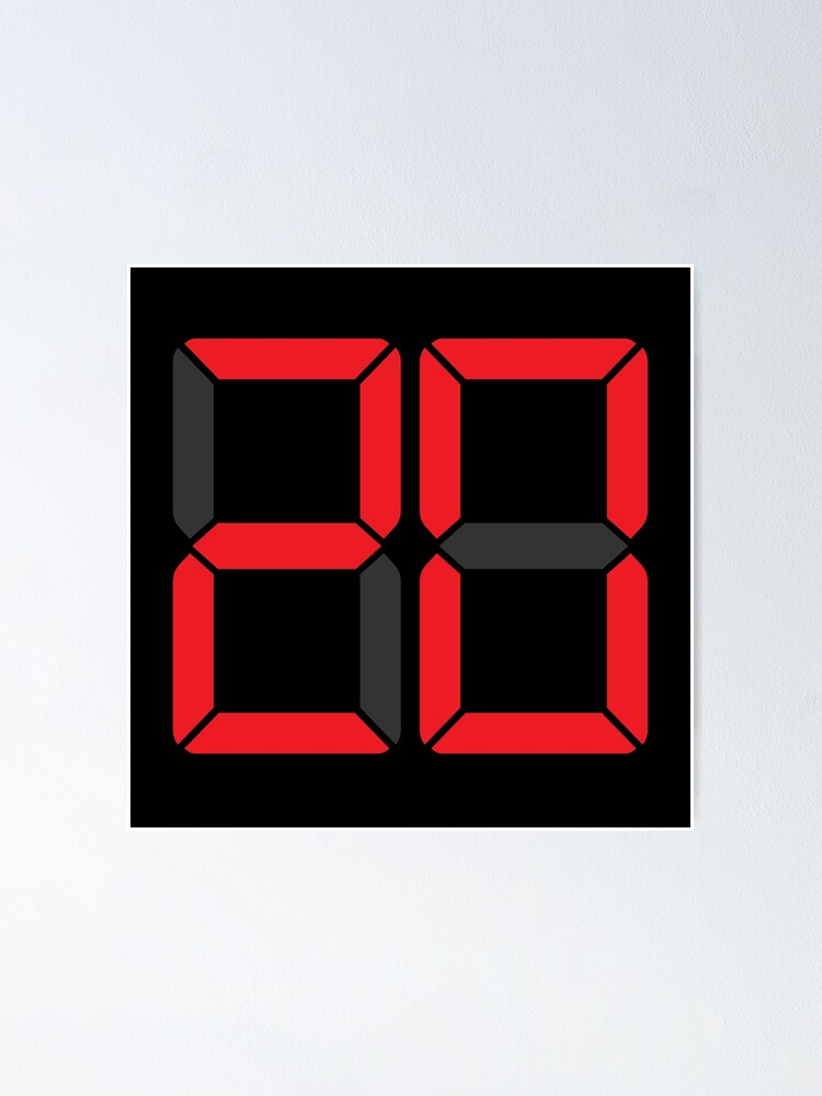 "20 Sports Number Electronic Substitution Board Twenty Scoreboard 20 ...