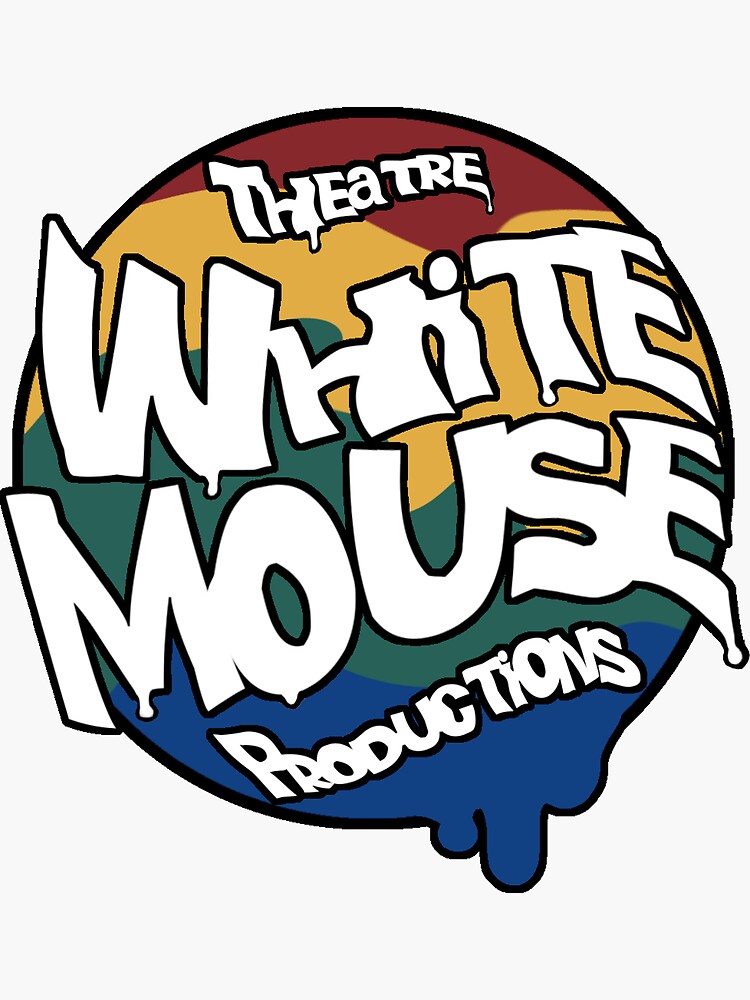 "White Mouse Classic Drippy Logo" Sticker by whitemousefsu | Redbubble