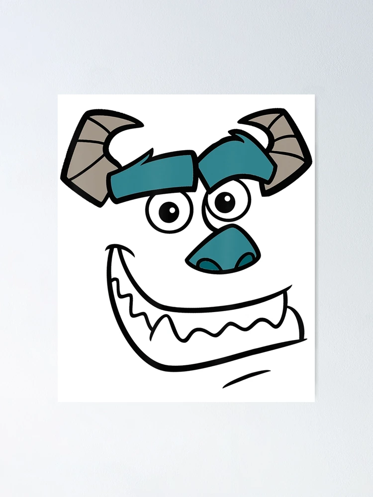 Sully Monsters Inc Drawing Face