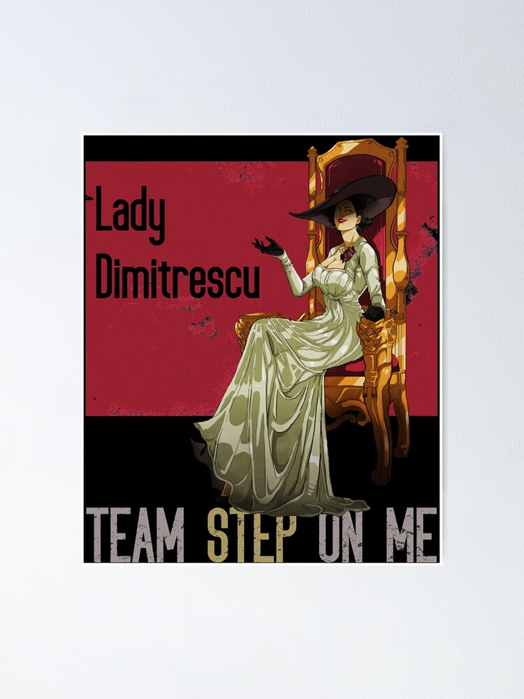 Póster «Para Hombres Mujeres Lady Dimitrescu Step On Me 2 Regalo para ...