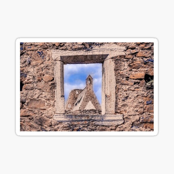 "castle window" Sticker by Hybrid-LJ | Redbubble