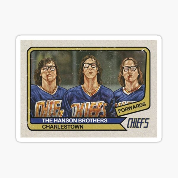"BEST SELLER- Hanson Brothers - Hockey Card! Essential T-Shirt" Sticker ...