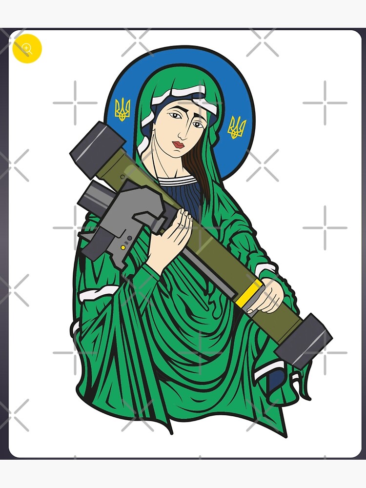 "Saint Javelin" Sticker for Sale by DickinDownOprah | Redbubble