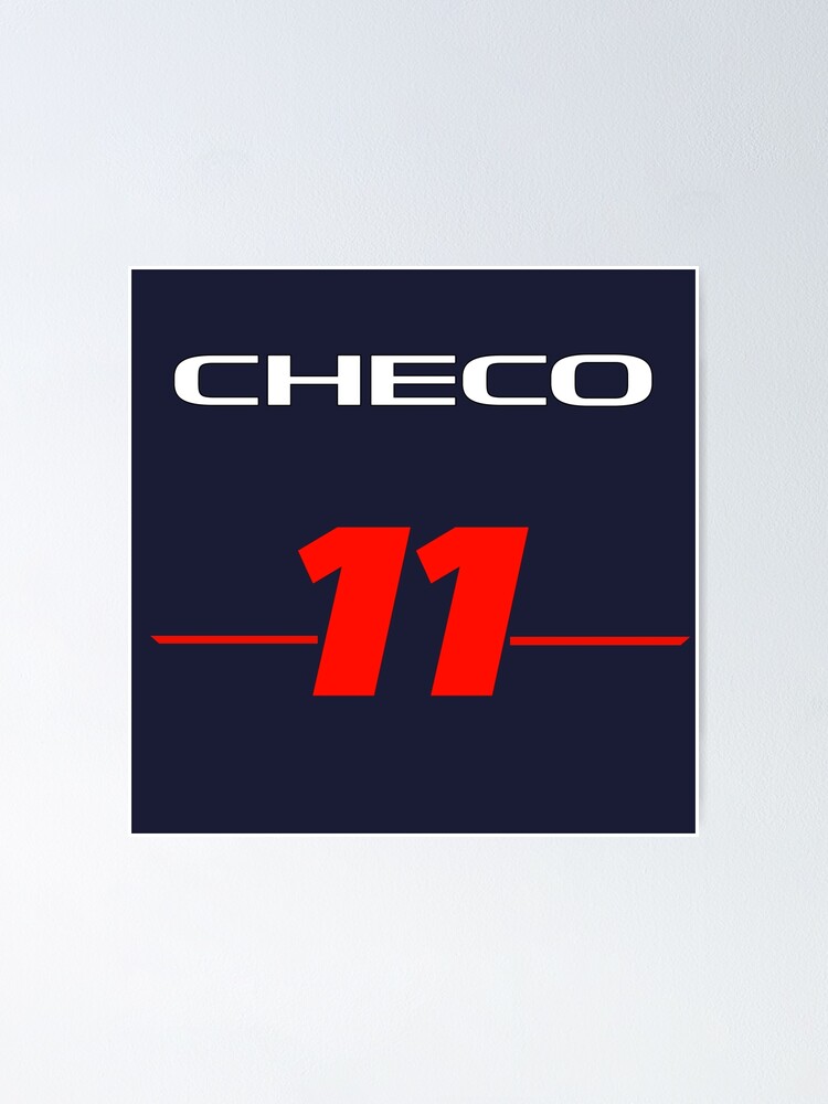 Poster « Numéro 11 Checo - Saison 2022 », par Arrows91 | Redbubble