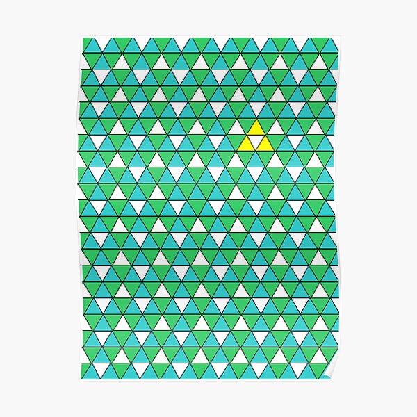 "Triforce Pattern" Poster by keiranjack | Redbubble