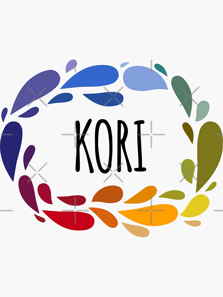 "Kori Name Cute Colorful Gift Named Kori" Sticker for Sale by kindxinn ...