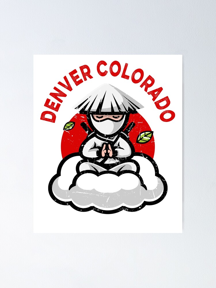 "Ninja Warrior Pose Denver Colorado" Poster for Sale by dreamofdenim ...