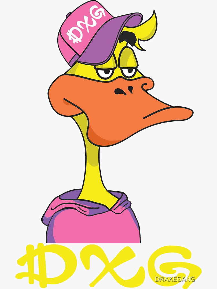 "bored duck 2022" Sticker for Sale by DRAXEGANG | Redbubble