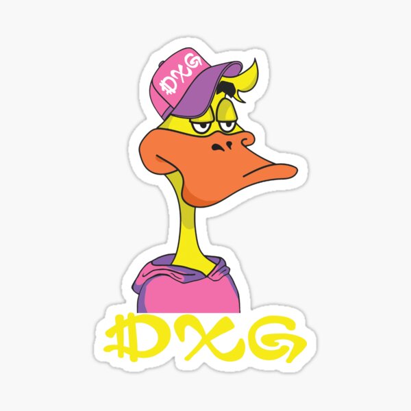 "bored duck 2022" Sticker for Sale by DRAXEGANG | Redbubble