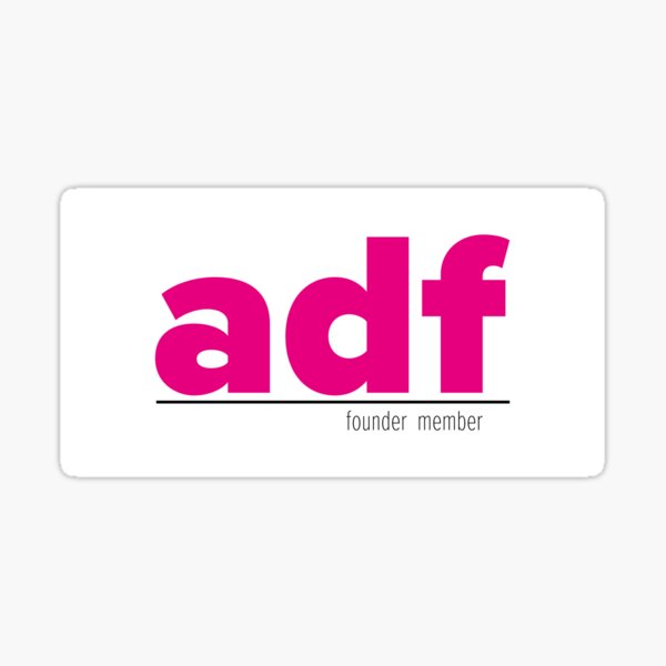 "Fake German Heiress - ADF Founder Member" Sticker for Sale by ...