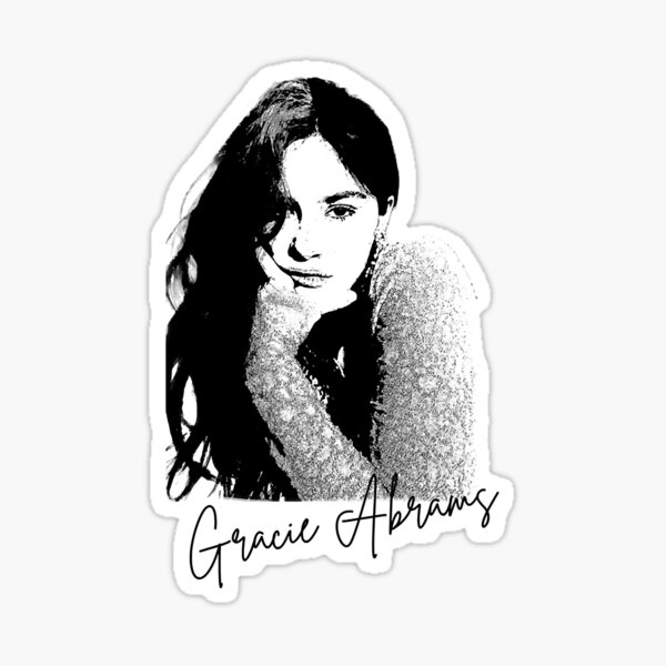 "Lover Gifts Gracie Abrams Gracie Abrams Sticker Gift For Movie Fans ...