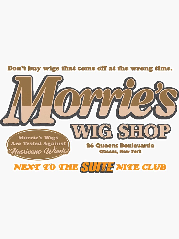 "Morries Wig Shop Goodfellas Film Of" Sticker by tonvietth1816 | Redbubble