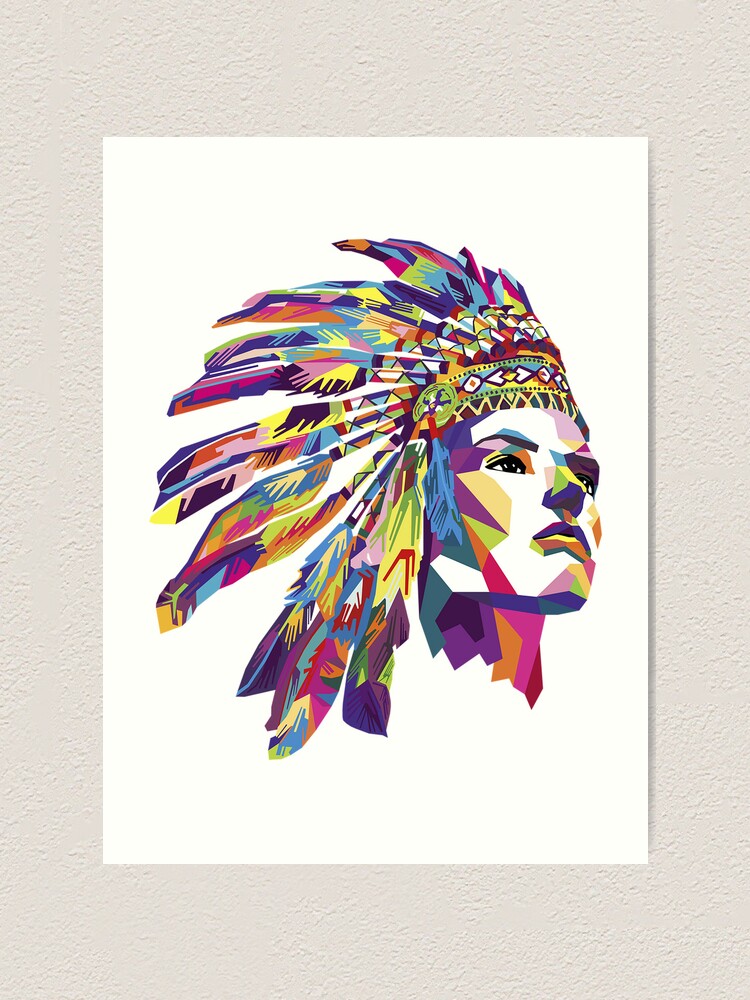 "Apache Girl Art" Art Print for Sale by Ironmaiden64 | Redbubble