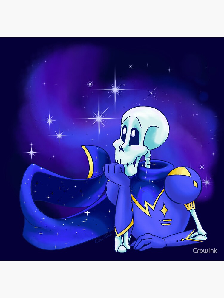 "Outertale Papyrus V2" Poster by CrowInk | Redbubble