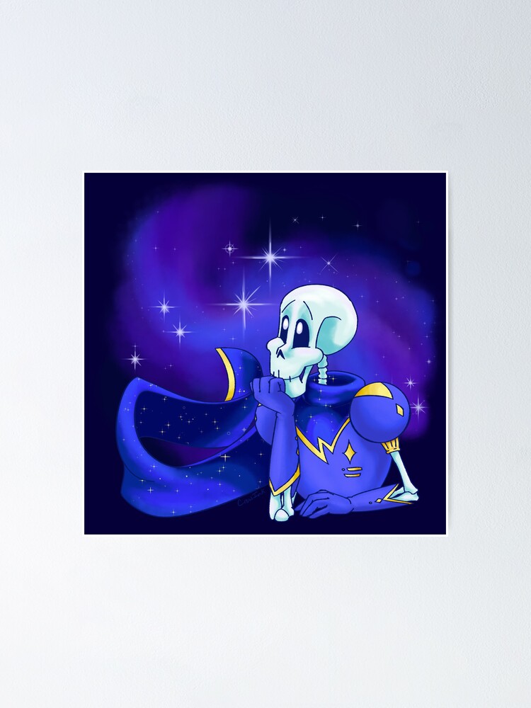 "Outertale Papyrus V2" Poster by CrowInk | Redbubble