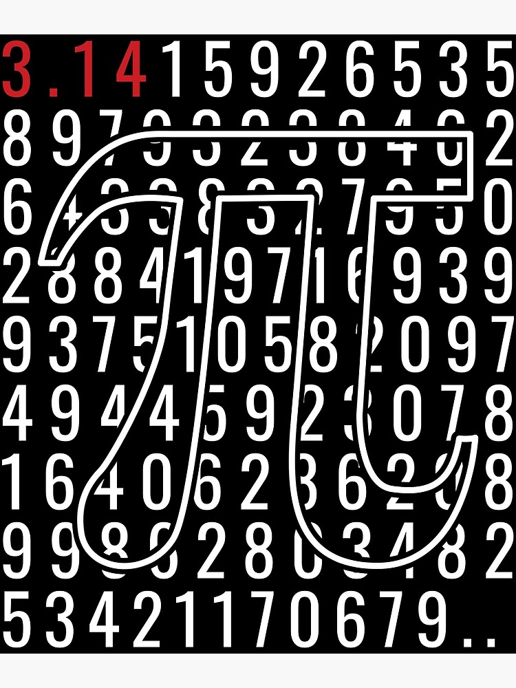 "Pi Day 100 Digits of Pi Math Teacher" Poster for Sale by Shirt-Kaiser ...