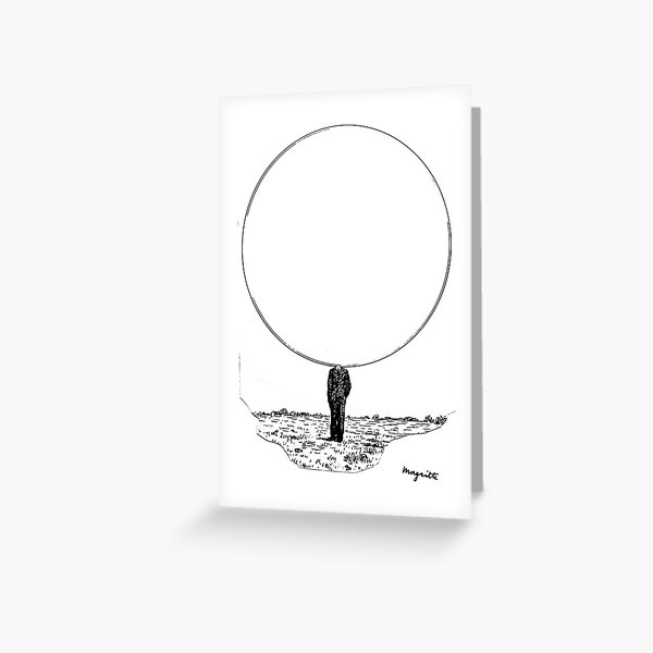 "RENE MAGRITTE, L'invention collective, 1940" Greeting Card by yxela ...
