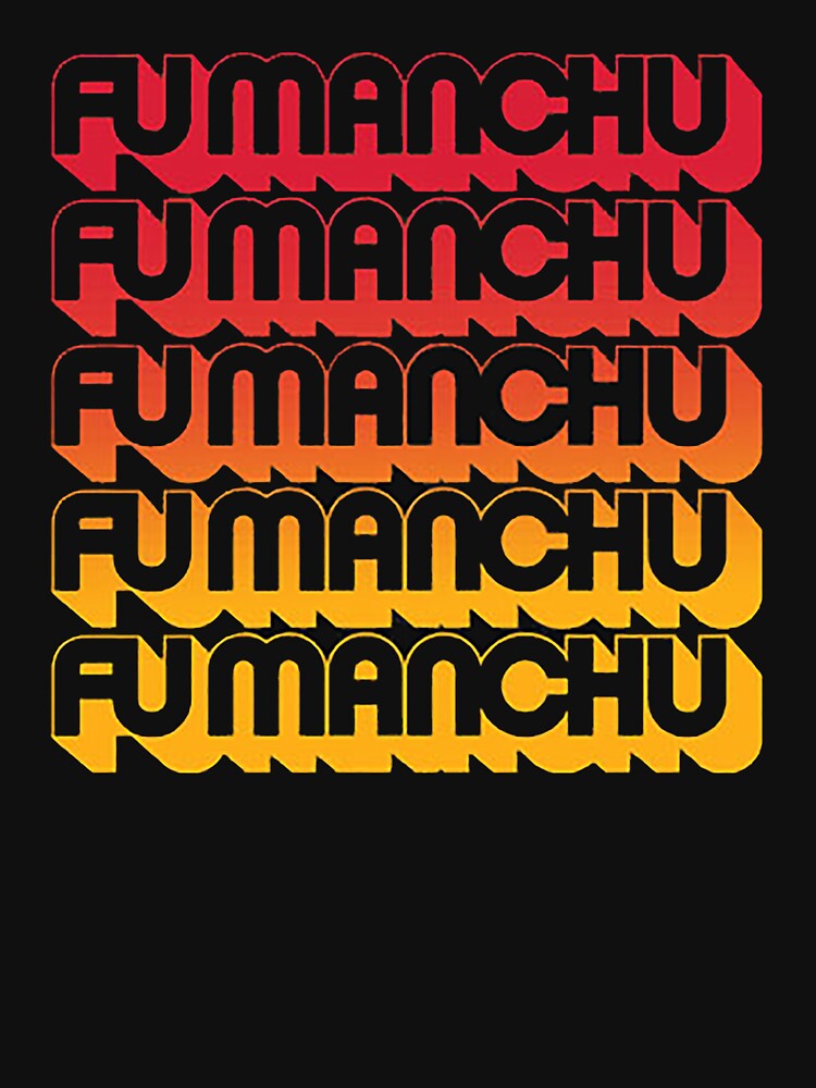 "Best fu manchu - logo" T-shirt by cjedrzejewiczcr | Redbubble