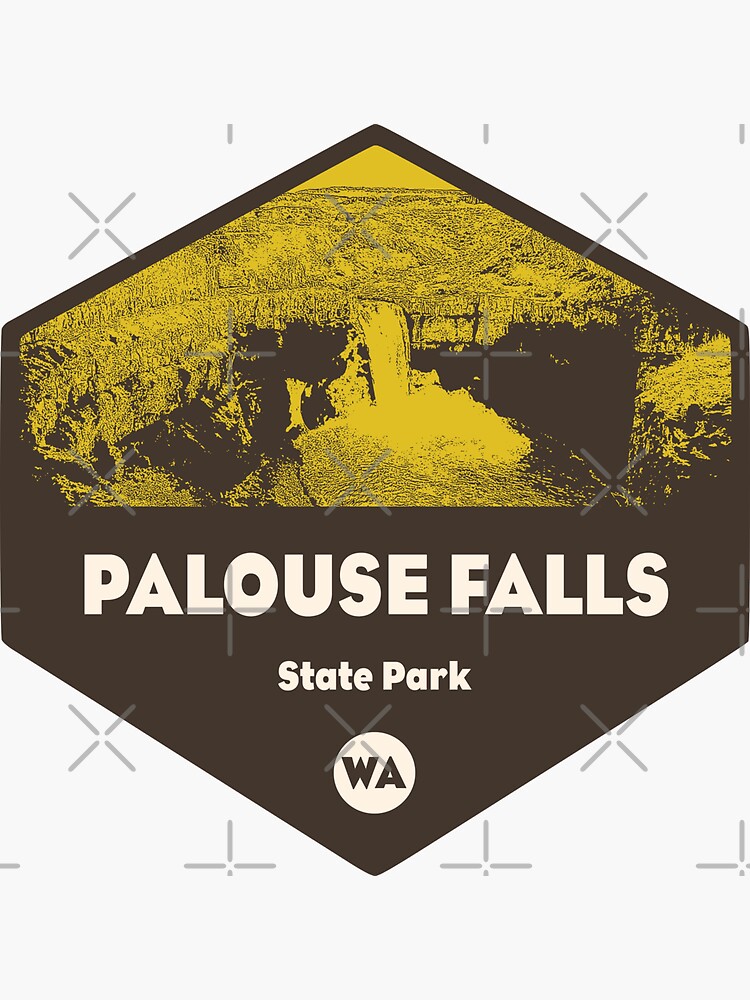 "Palouse Falls State Park Washington" Sticker for Sale by esskay ...