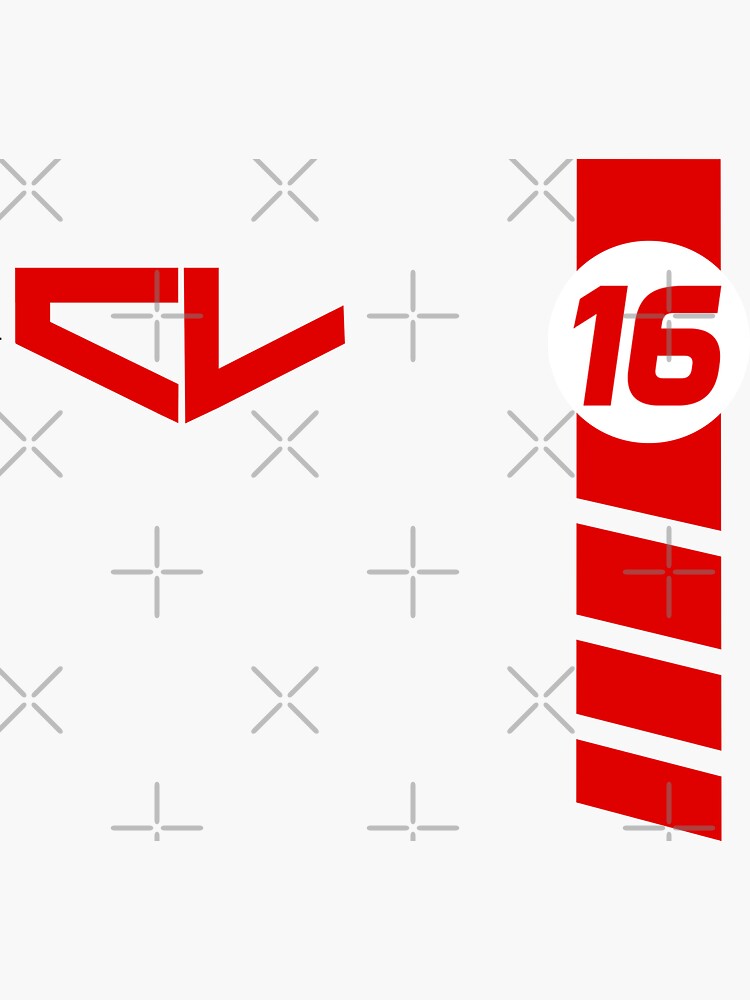 "Charles Leclerc Cl16 F1 2022" Sticker for Sale by larsmeijer11 | Redbubble