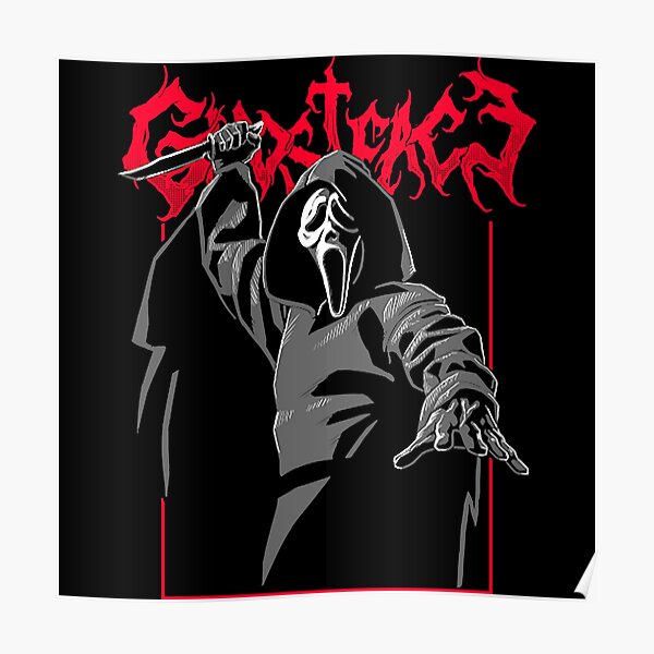"Ghostface Metal" Poster for Sale by Bridgeson972 | Redbubble