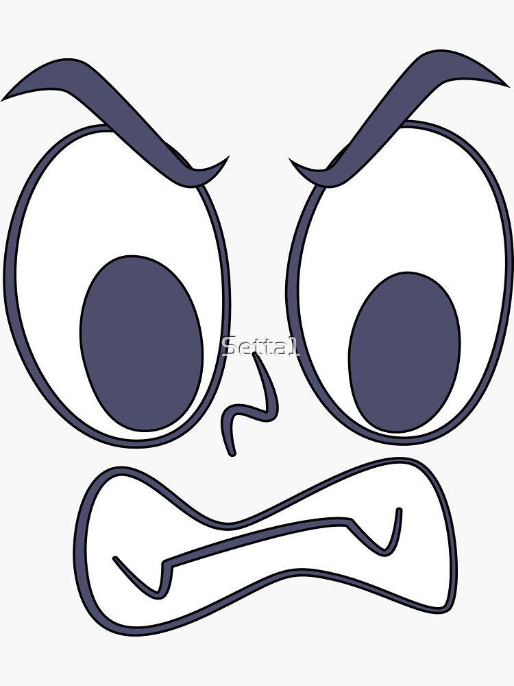 "expression of emotion" Sticker for Sale by Setta1 | Redbubble
