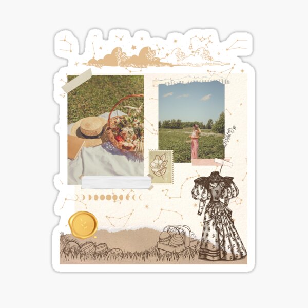 "Cottagecore Collage" Sticker by fairylily | Redbubble