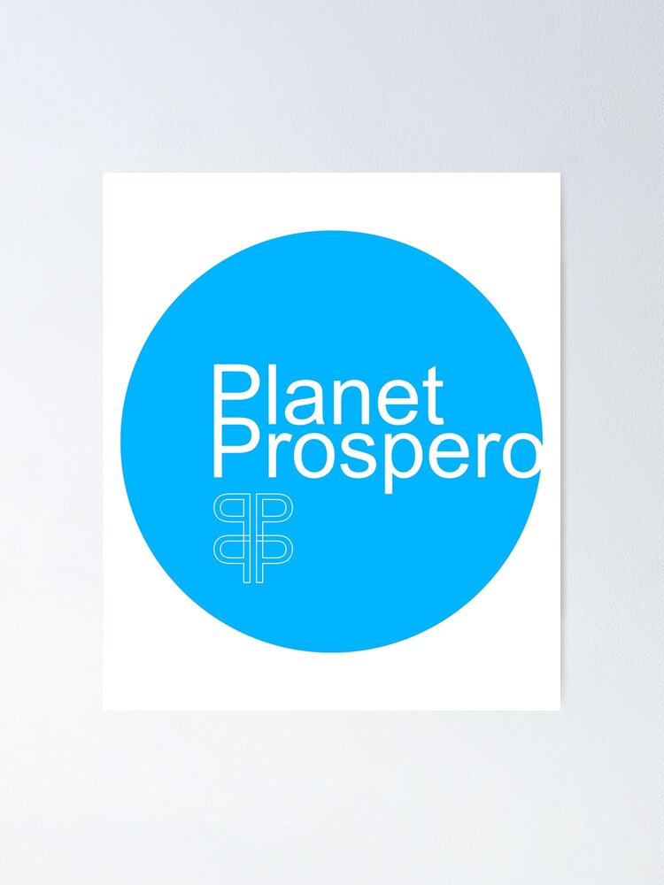 "Planet Prospero Logo 03" Poster for Sale by drevgetz | Redbubble