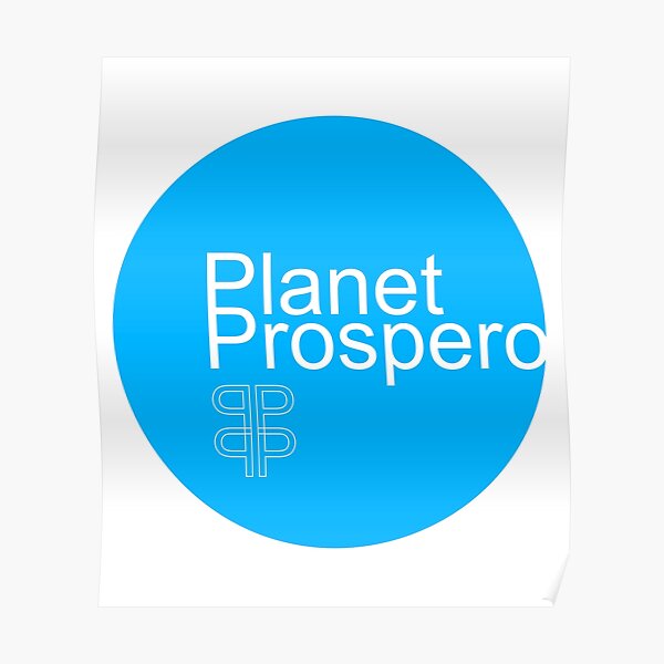 "Planet Prospero Logo 03" Poster for Sale by drevgetz | Redbubble