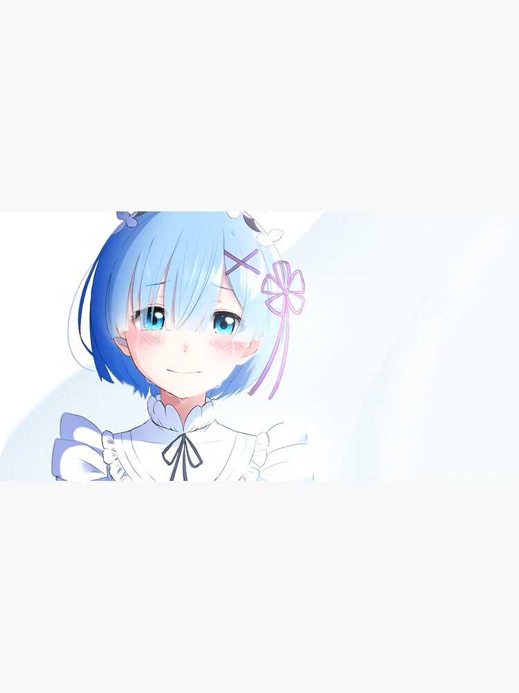 "Re:Zero Rem Beautiful" Sticker by fuzzythelion | Redbubble