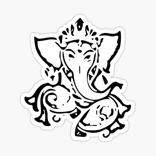 "Lord Ganesha" Sticker by gpss786 | Redbubble