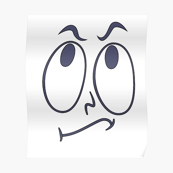 "face expression of emotion" Poster by Setta1 | Redbubble