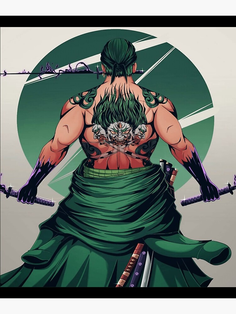 One Piece Roronoa Zoro Classic Poster For Sale By Laertebellini Redbubble