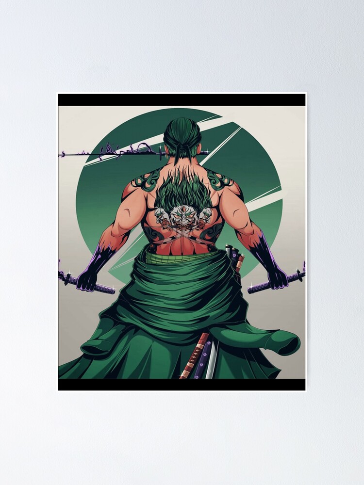 "One Piece Roronoa Zoro Classic ." Poster for Sale by LaerteBellini ...