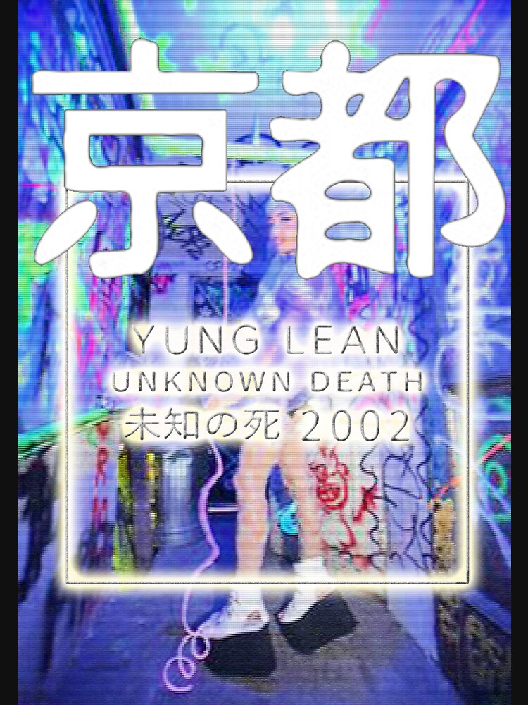"Yung Lean unknown death 2002 vhs " T-shirt for Sale by GlasgowMerch ...