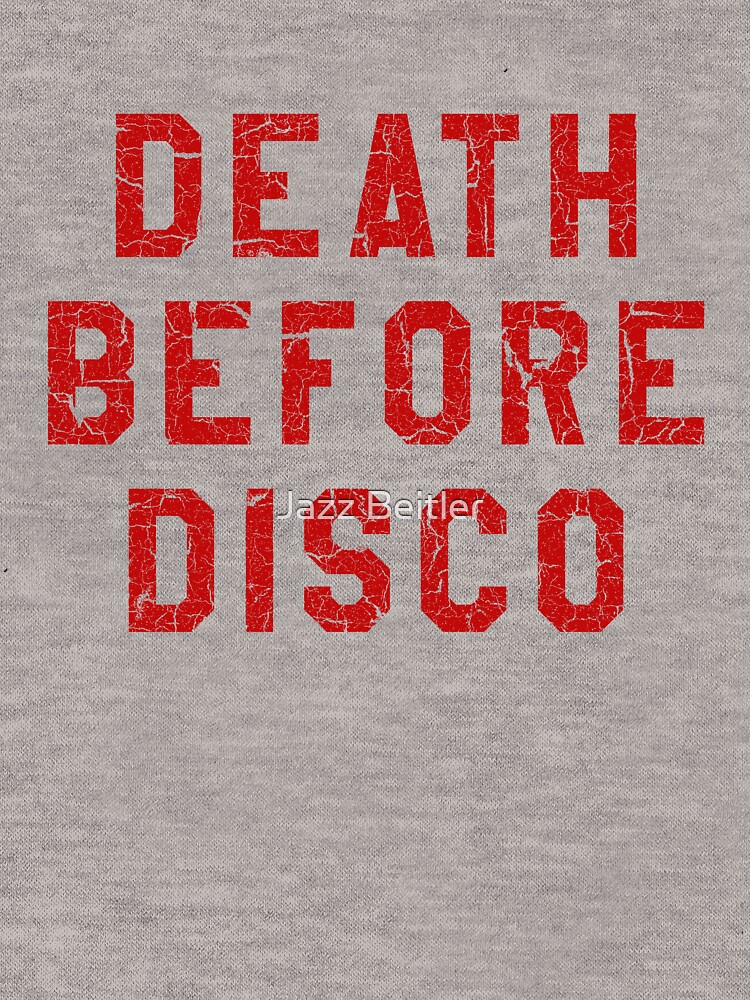 "DEATH BEFORE DISCO (STRIPES)" Essential T-Shirt for Sale by ...