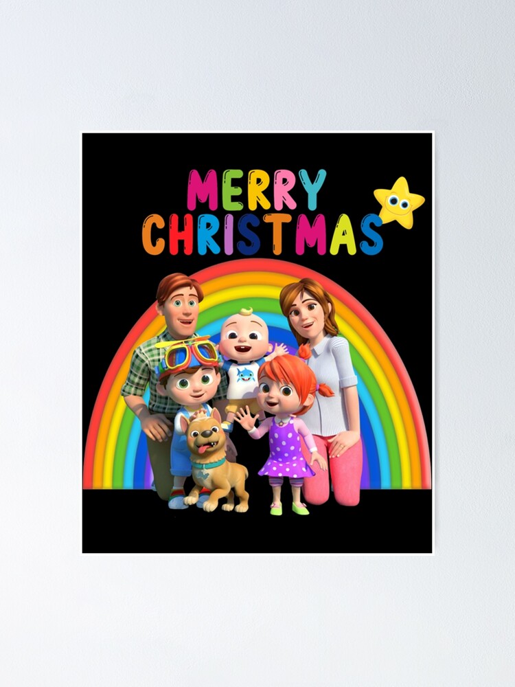 "Christmas Nursery Rhymes Cocomelon Collection " Poster for Sale by ...
