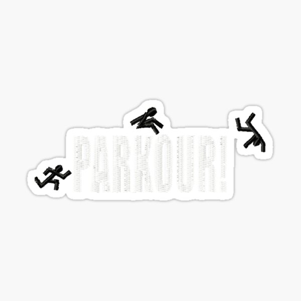 "Parkour! Classic ." Sticker by LaerteBellini | Redbubble