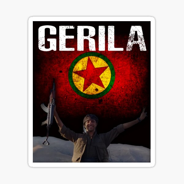 "GERILA KURDISTAN " Sticker by KurdishShops | Redbubble