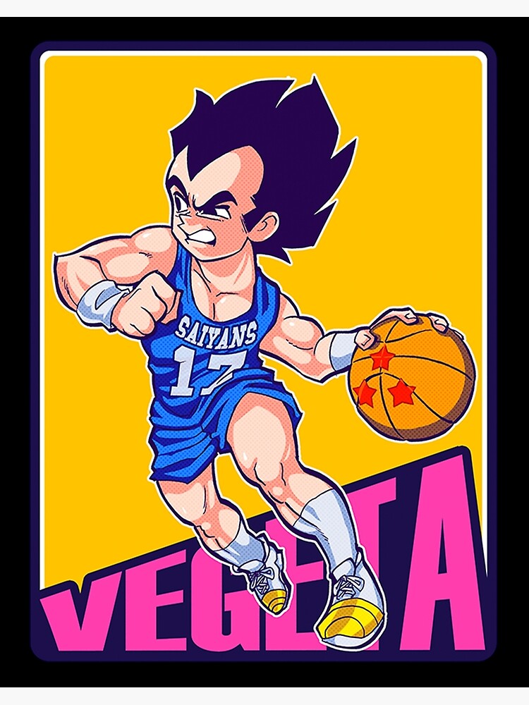 "Vegeta Playing Basketball" Art Board Print for Sale by Nodali | Redbubble