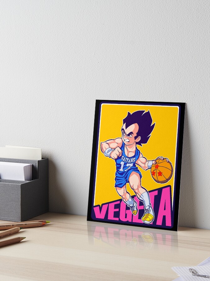 "Vegeta Playing Basketball" Art Board Print for Sale by Nodali | Redbubble