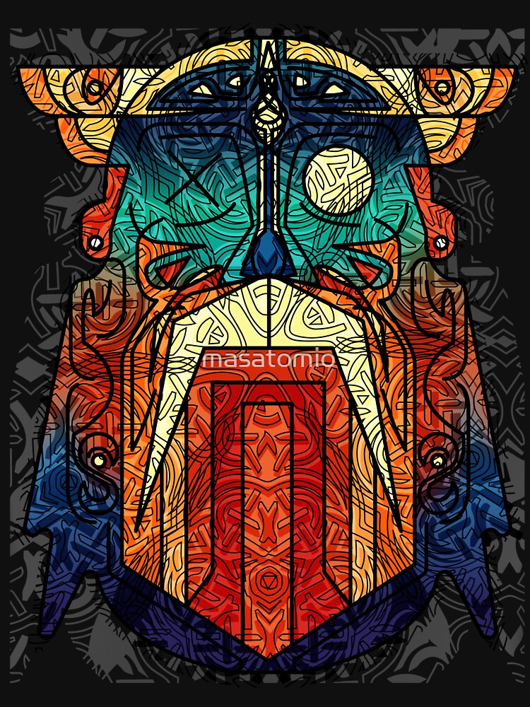 "ODIN WODAN geometric vikings ornament art" T-shirt for Sale by ...