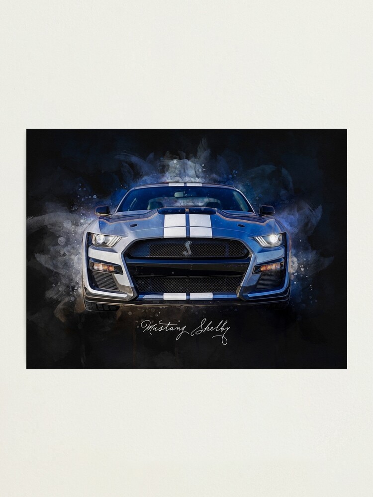 "Mustang Shelby Gt500 Heritage Edition" Photographic Print for Sale by ...
